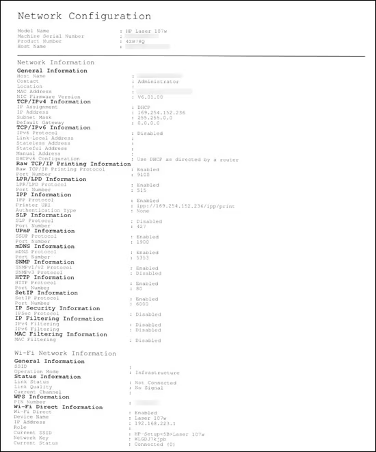 HP Laser 100, 1000 Printers - Printing reports and self-test pages | HP ...