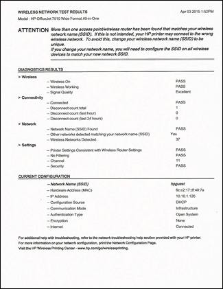 HP 4500, 4600, 5500 Printers - Printing reports and self-test pages ...