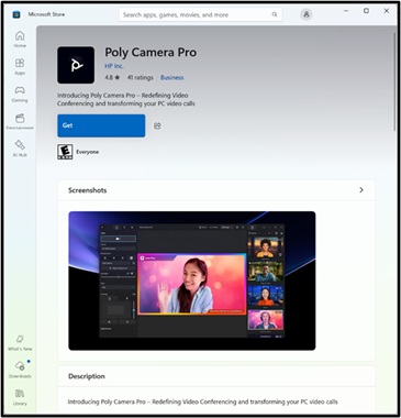 HP PCs - Using Poly Camera Pro | HP® Support