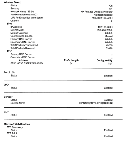 HP OfficeJet 8600 and Pro 8600 printers - Printing self-test pages | HP ...