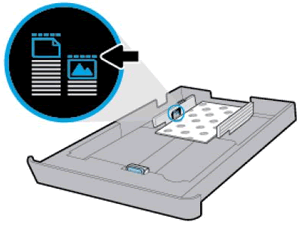 HP OfficeJet Pro 8700 Printers - Loading paper, cards, and envelopes ...