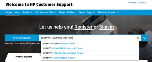 HP PC - การตั้งเวลาและวันที่ เวลาสูญเสียของนาฬิกา วันที่และเวลาไม่ ...
