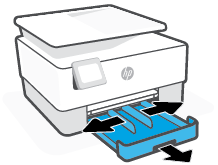 HP OfficeJet Pro 9010, 9020 Printers - Loading paper, cards, and ...