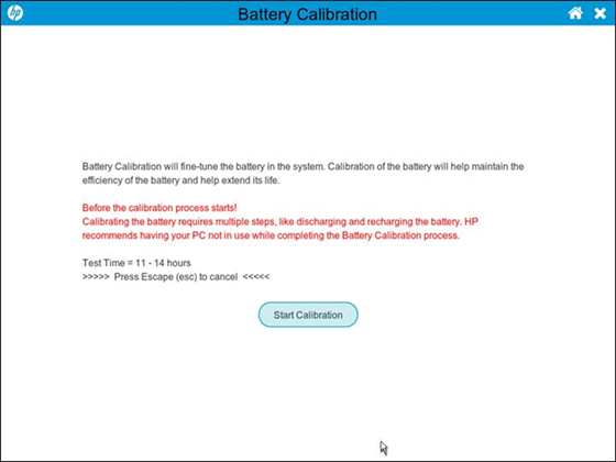 HP Notebook PCs - Testing and calibrating the battery (Windows) | HP ...