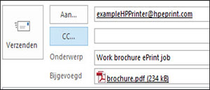 HP printers - Afdrukken met HP ePrint | HP® ondersteuning