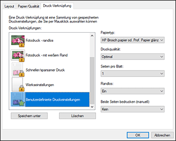 HP Leitfaden für Druckeinstellungen | HP® Support