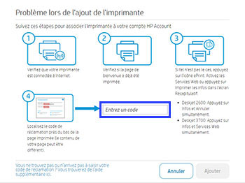Utilisation du code de demande de l'imprimante HP | Assistance HP®
