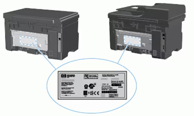 HP LaserJet Pro M1130, M1210 Printers - Printer views | HP® Support