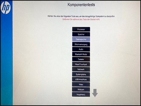 HP PCs – Testen auf Hardwarefehler | HP® Support
