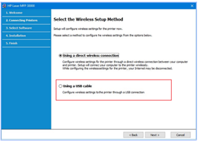 HP Laser 303, 335, MFP 323, 355, 32330 - Wireless setup fails when using direct wireless ...