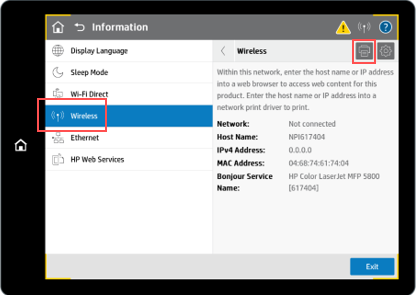HP LaserJet Enterprise - Troubleshooting HP Jetdirect wireless ...