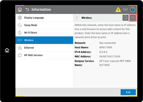 HP LaserJet Enterprise - Troubleshooting HP Jetdirect wireless ...