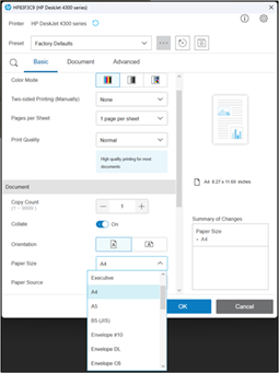 HP DeskJet 2900, 4300, 5100, 5800 Printers - 'E2' , 'Paper Too Long or Too Short', or 'Paper ...