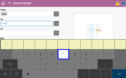 HP Enterprise, HP Managed MFP - Characters missing from the virtual ...