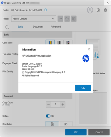 HP LaserJet Pro - Set up and use the HP Universal Print Application ...