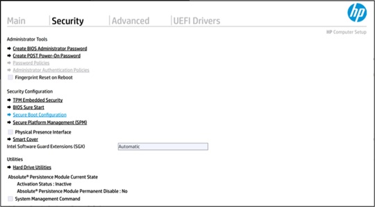 HP Business PCs - Prepare for new Windows Secure Boot certificates | HP ...