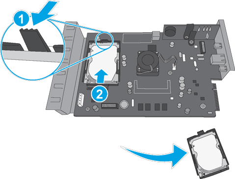 Removal and replacement: Hard-disk drive (HDD) | HP® Customer Support