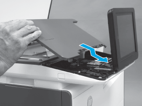 HP PageWide Enterprise Color MFP 586 - Removal and replacement: Control ...