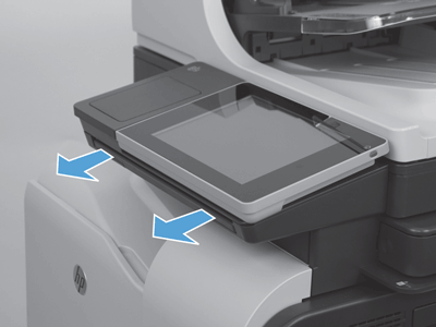 HP LaserJet 500 MFP M525 - Removal and replacement: Control-panel ...