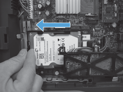 HP LaserJet 500 MFP M525 - Removal and replacement: Hard disk drive ...