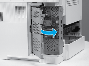 HP LaserJet M604, M605, M606 - Removal and replacement: Hard-disk drive ...
