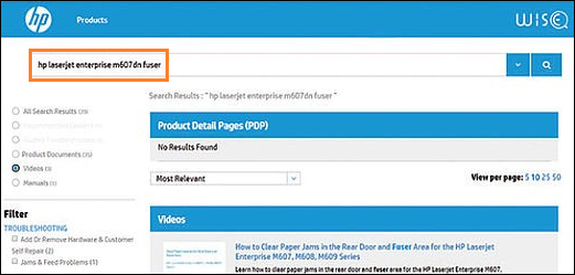 HP LaserJet Enterprise M4555 MFP - Control Panel Message Document (CPMD ...