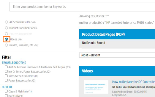 HP Color LaserJet Pro M452, MFP 377, MFP M477 - Control panel message ...