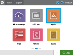 HP Color LaserJet Enterprise, Managed MFP M575/Flow MFP 575 - Control ...