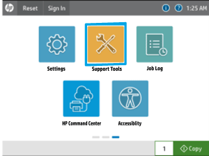 HP Color LaserJet Enterprise, Managed M651, MFP M680 - Control Panel ...
