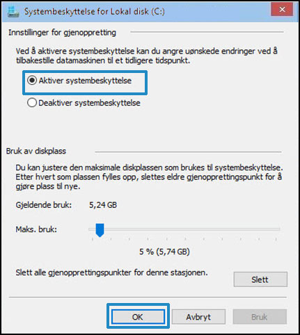 HP-PC-er – bruke Microsoft Systemgjenoppretting | HP® Brukerstøtte