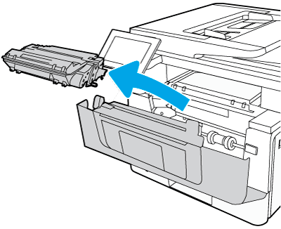 HP LaserJet Enterprise MFP M430, M431 - Replace the toner cartridge ...