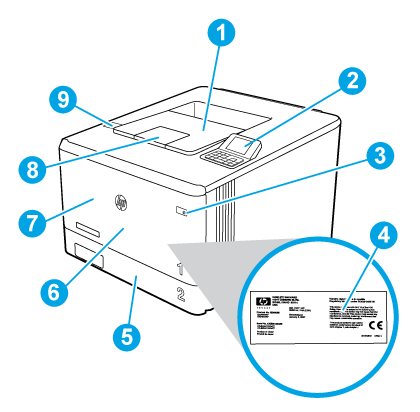 HP Color LaserJet Enterprise M455, HP Color LaserJet Managed E45028 ...