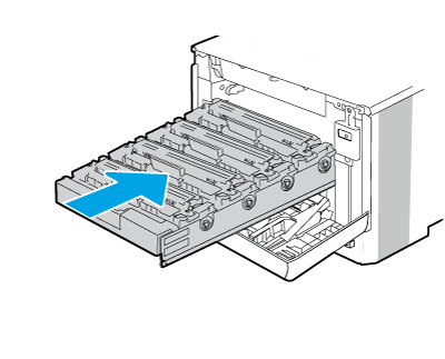 HP Color LaserJet Managed E45028, MFP E47528 - Replace the toner ...