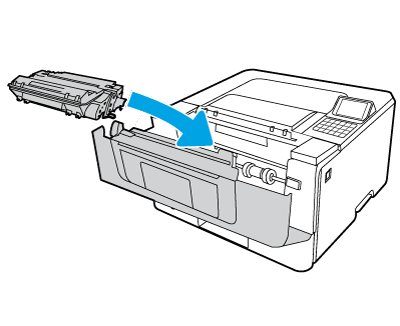 HP LaserJet Enterprise M406, M407 - Replace the toner cartridge | HP ...