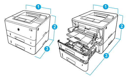 HP LaserJet Enterprise M406, M407 - Printer specifications | HP® Support