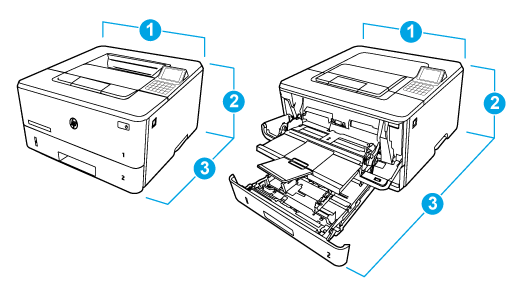 HP LaserJet Managed E40040 - Printer specifications | HP® Support