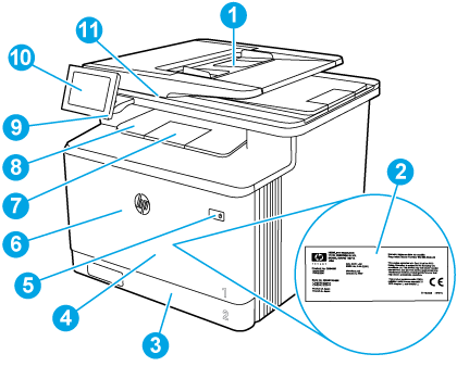 HP Color LaserJet Enterprise MFP M480, HP Color LaserJet Managed MFP ...