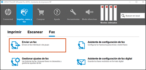 Cómo enviar un fax con una impresora o una máquina de fax de HP ...