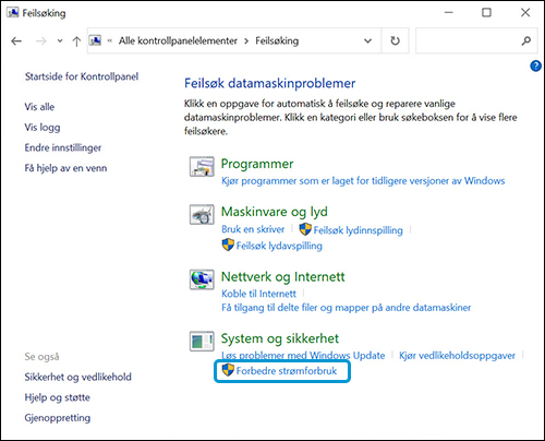 HP-maskiner – Administrasjon av strømalternativer (Windows 10) | HP ...