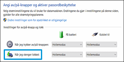 HP-maskiner – Administrasjon av strømalternativer (Windows 10) | HP ...