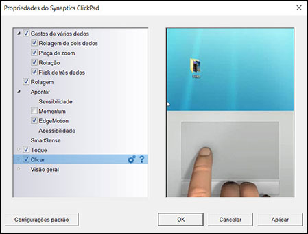 Notebooks HP - Usar o TouchPad ou ClickPad (Windows 10) | Suporte ao ...