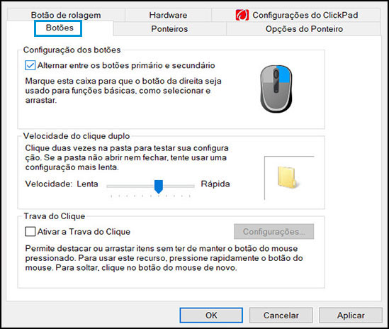 Notebooks HP - Usar o TouchPad ou ClickPad (Windows 10) | Suporte ao ...