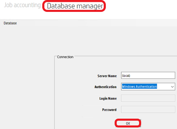 HP Access Control Job Accounting - SQL Query mode does not display ...