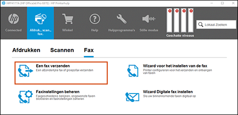 Faxen met een HP printer of faxapparaat | HP® Klantondersteuning