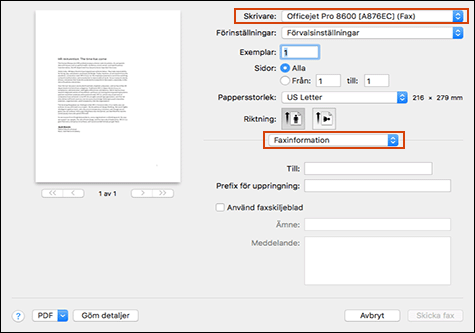 Så här faxar du med en HP-skrivare eller faxmaskin | HP® Support