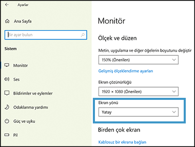 HP Masaüstü Bilgisayarlar - Görüntü ayarlarını, arka plan resmini ...