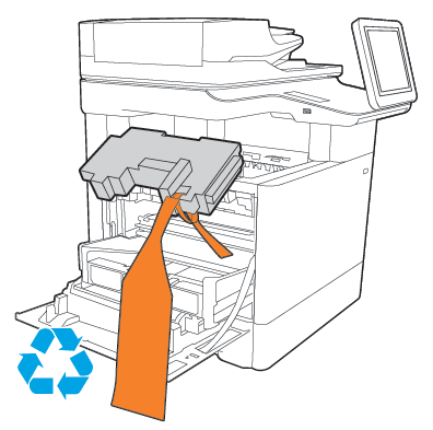 HP LaserJet Enterprise MFP M637 - Setting up the printer (hardware ...