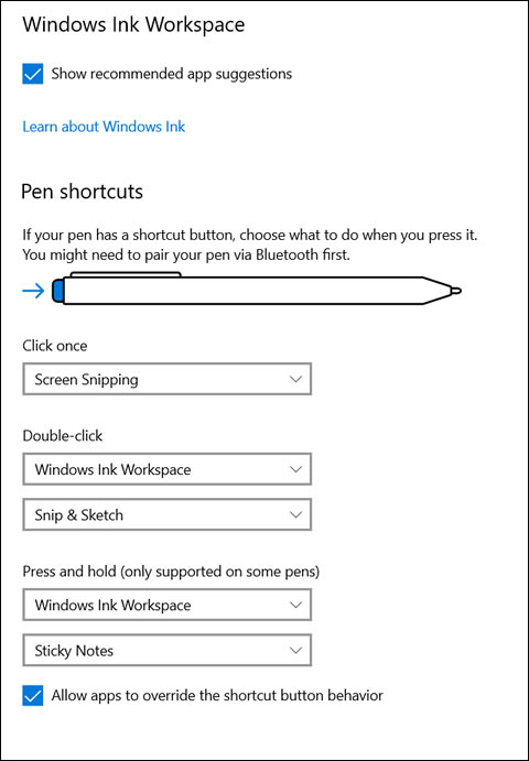 HP PCs - Using a pen with Windows Ink Workspace (Windows 10) | HP ...