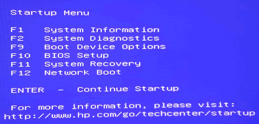 PC de escritorio HP de uso empresarial - Actualizar el BIOS (sistema ...
