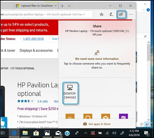 HP PCs - Using Microsoft Edge browser (Windows 10) | HP® Customer Support
